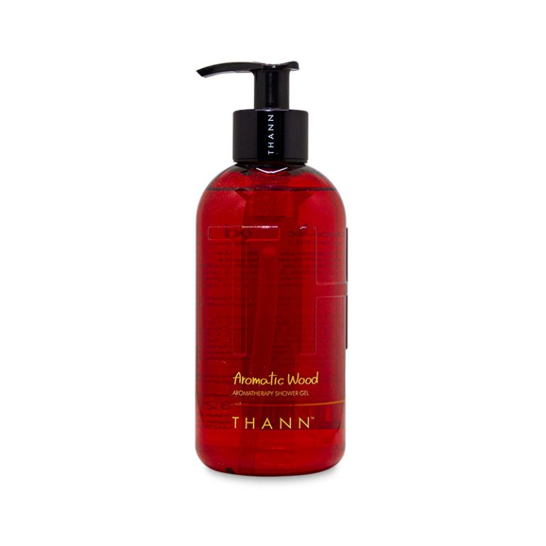 Aromatic Wood Aromatherapy Shower Gel with Rice Bran Oil, Orange, Tangerine, Nutmeg and ...