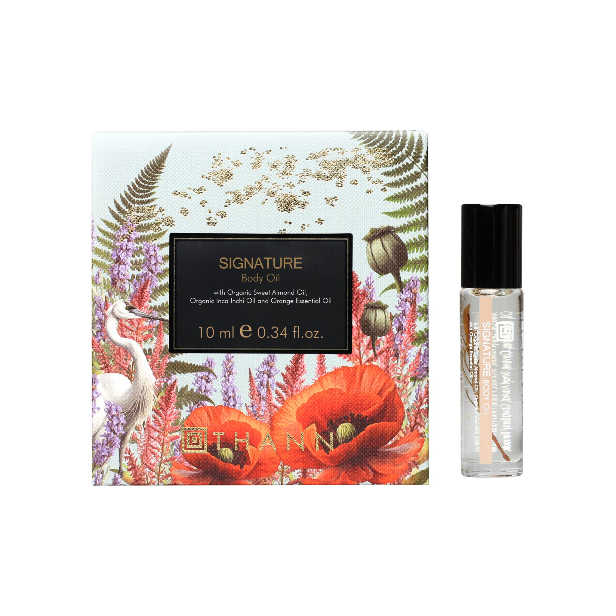 Signature Body Oil with Organic Sweet Almond Oil, Organic Inca Inchi ...